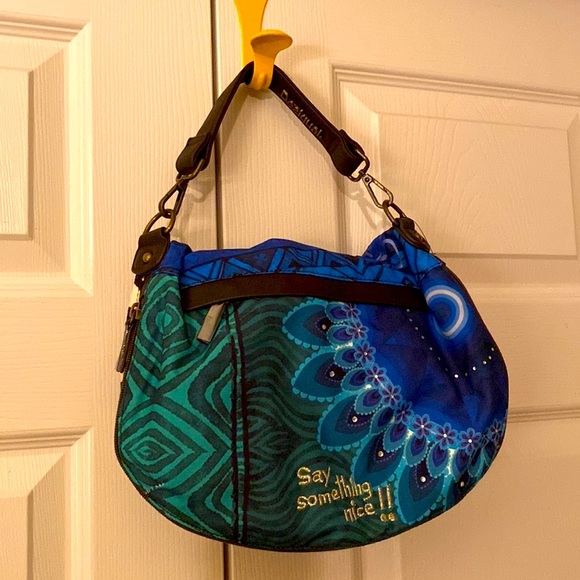 Desigual | Bags | Desigual Artsy Folded Fun Zebra Opt Crossbody Say ...